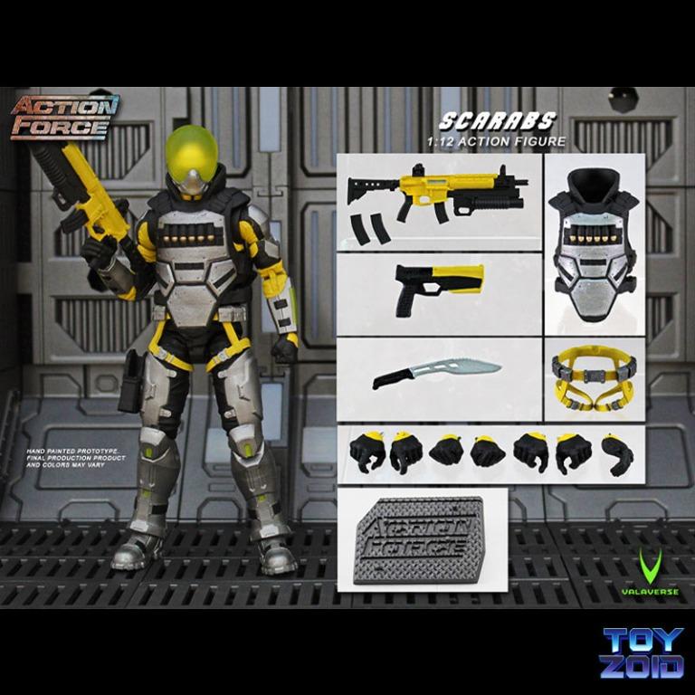 Action Force Sgt Slaughter Rollout Duster Scarabs Trigger Garrison Cavalry 1/12 Scale Series 2 ...