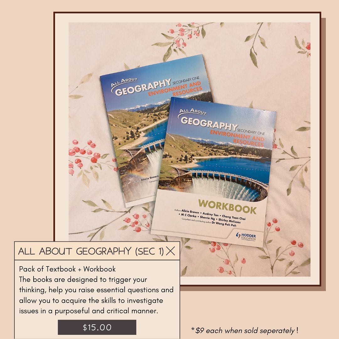 All about Geography Secondary One: Environment and Resources, Textbook and Workbook - HODDER ...