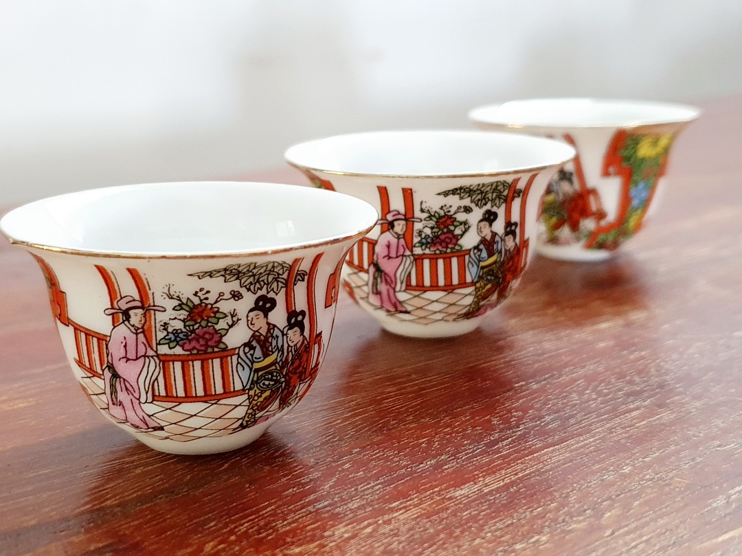 Antique China bon cups, Hobbies & Toys, Memorabilia & Collectibles ...