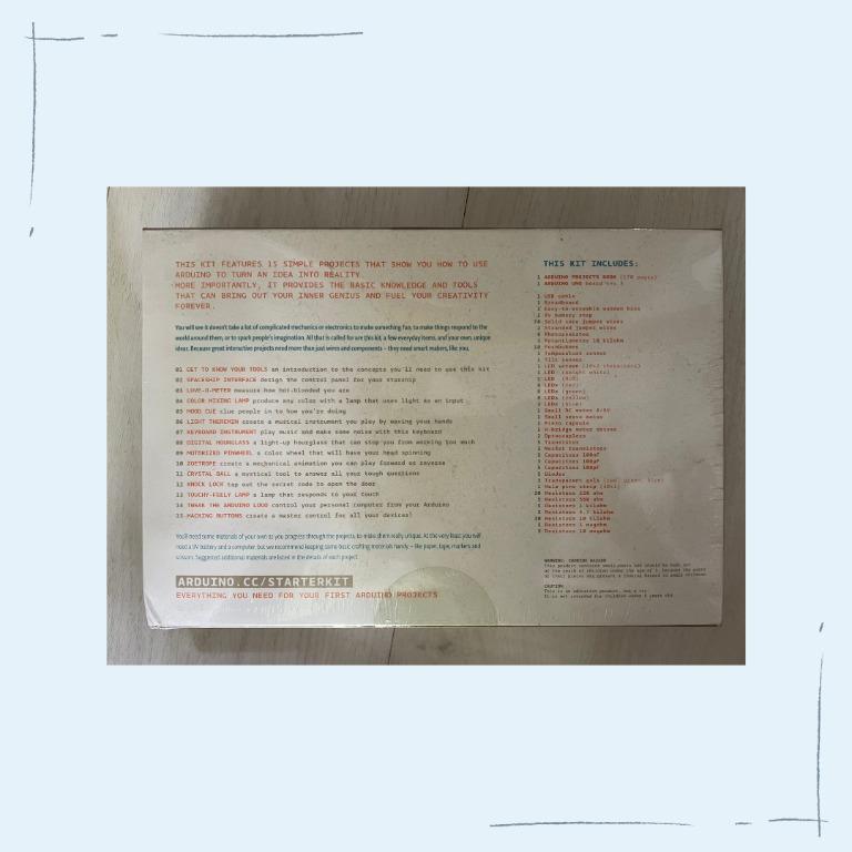 [Arduino] BNIB Authentic ARDUINO Starter Kit (K000007), Computers & Tech, Parts & Accessories ...