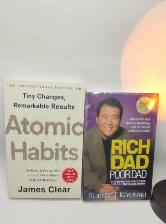 Atomic Habits And Rich Dad Poor Dad Bundle Hobbies And Toys Books
