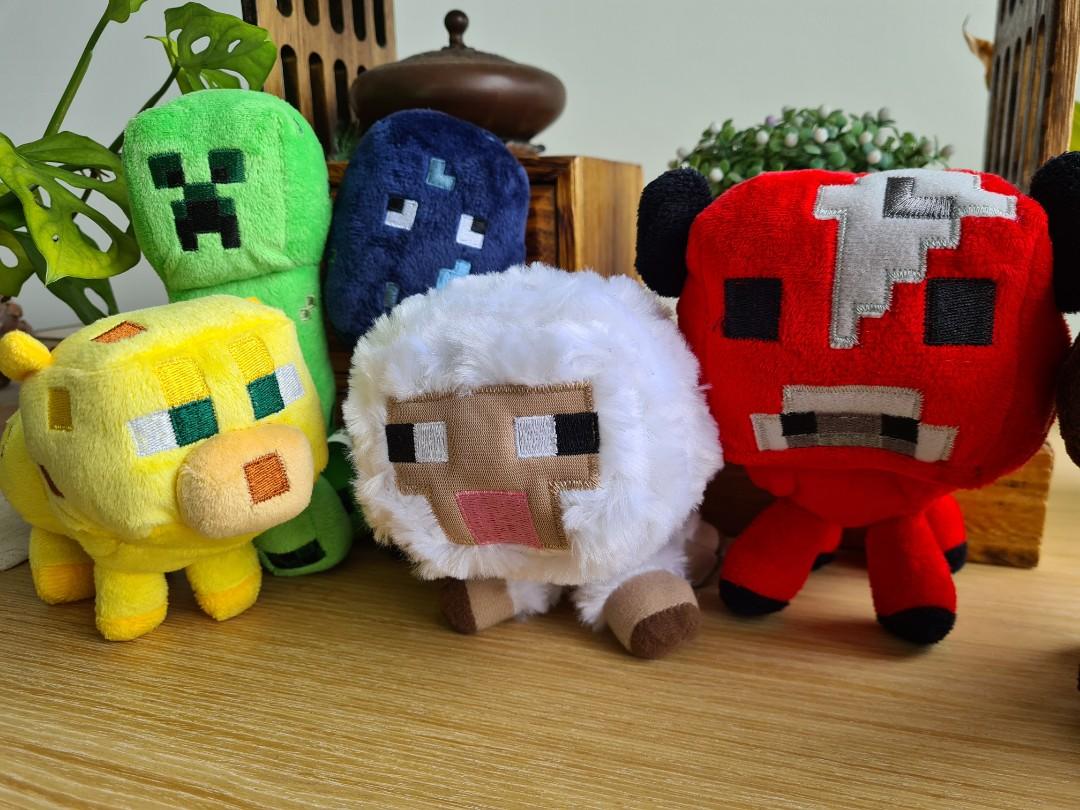 Authentic Minecraft Plushie Set, Hobbies & Toys, Toys & Games on Carousell