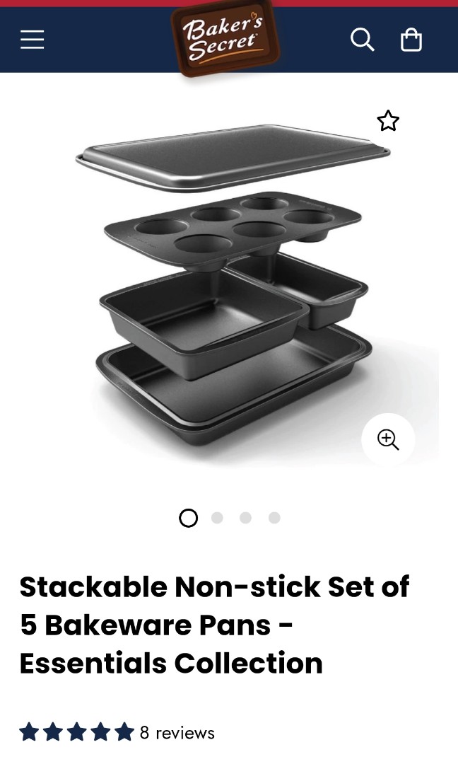 Bakers secret Bakeware pans, Furniture & Home Living, Kitchenware ...