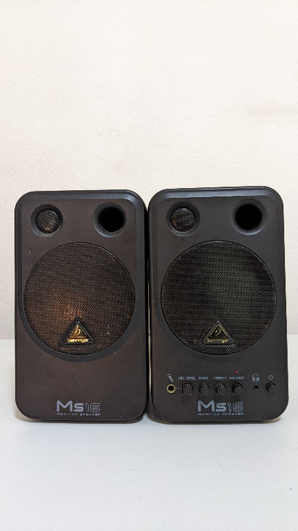 Behringer MS16 Monitor Speakers 16W, Audio, Soundbars, Speakers ...