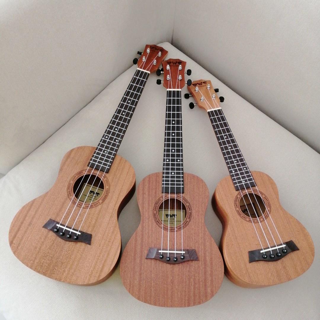 Brand new Ukulele saprano 21, Concert 23, Tenor 26 inch Ukelele ...