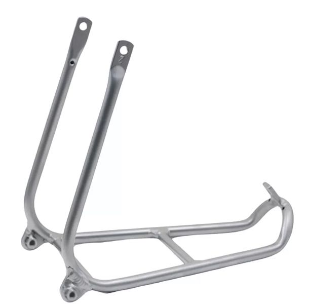 Brompton mini rack aluminium silver, Sports Equipment, Bicycles & Parts ...
