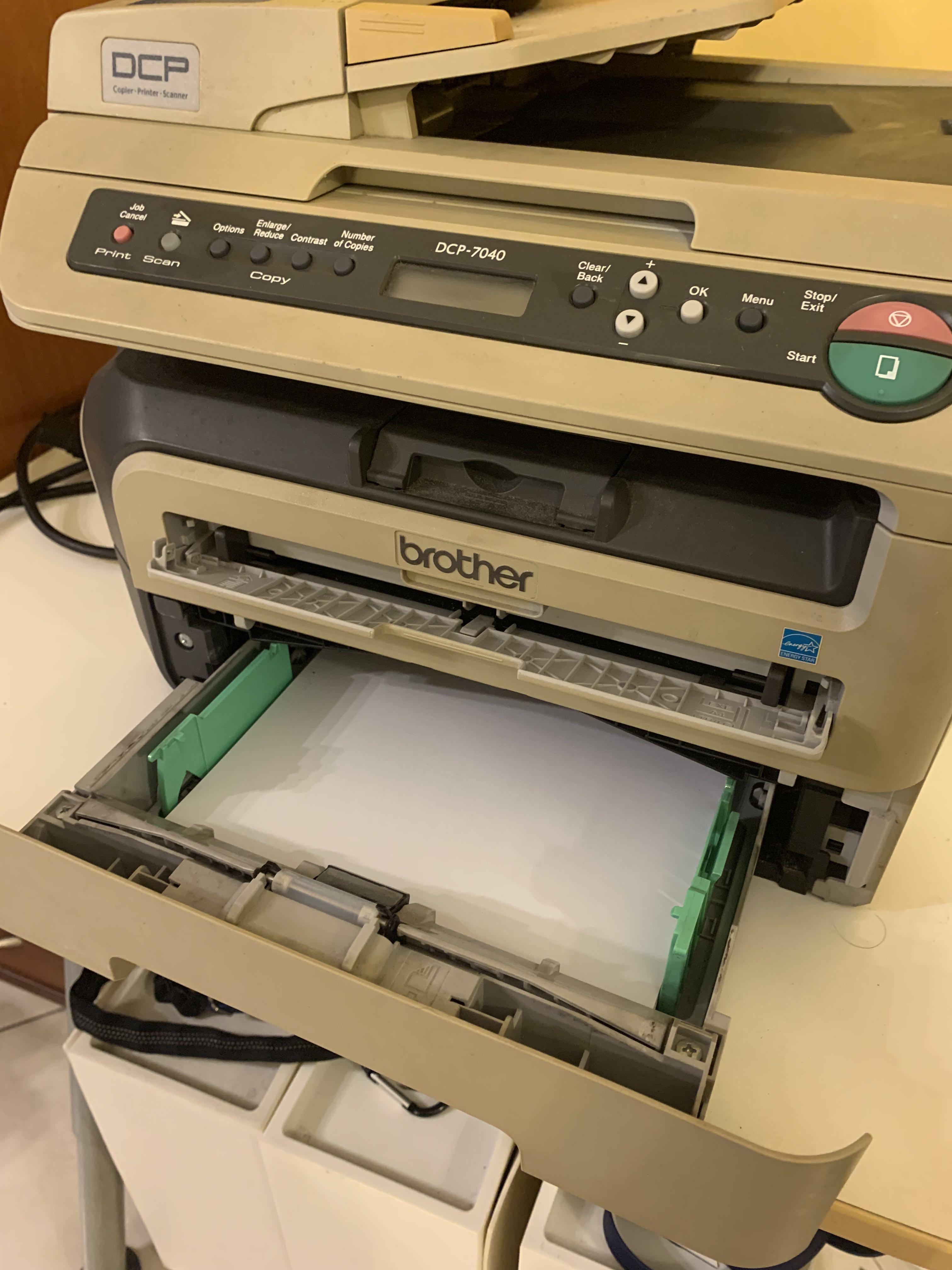 Brother DCP-7040 Copier, Printer, Scanner, Computers & Tech, Printers ...