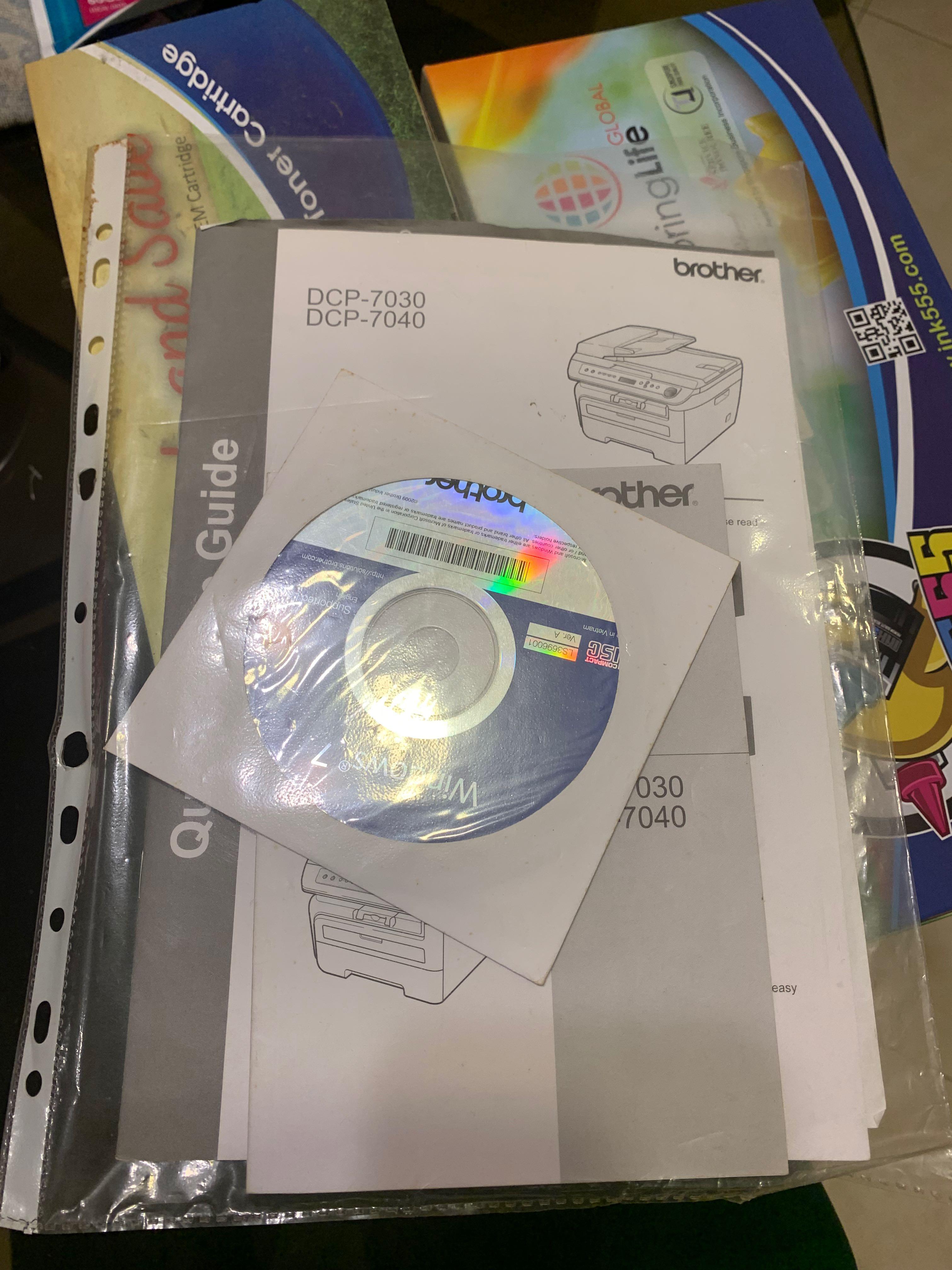 Brother DCP-7040 Copier, Printer, Scanner, Computers & Tech, Printers ...