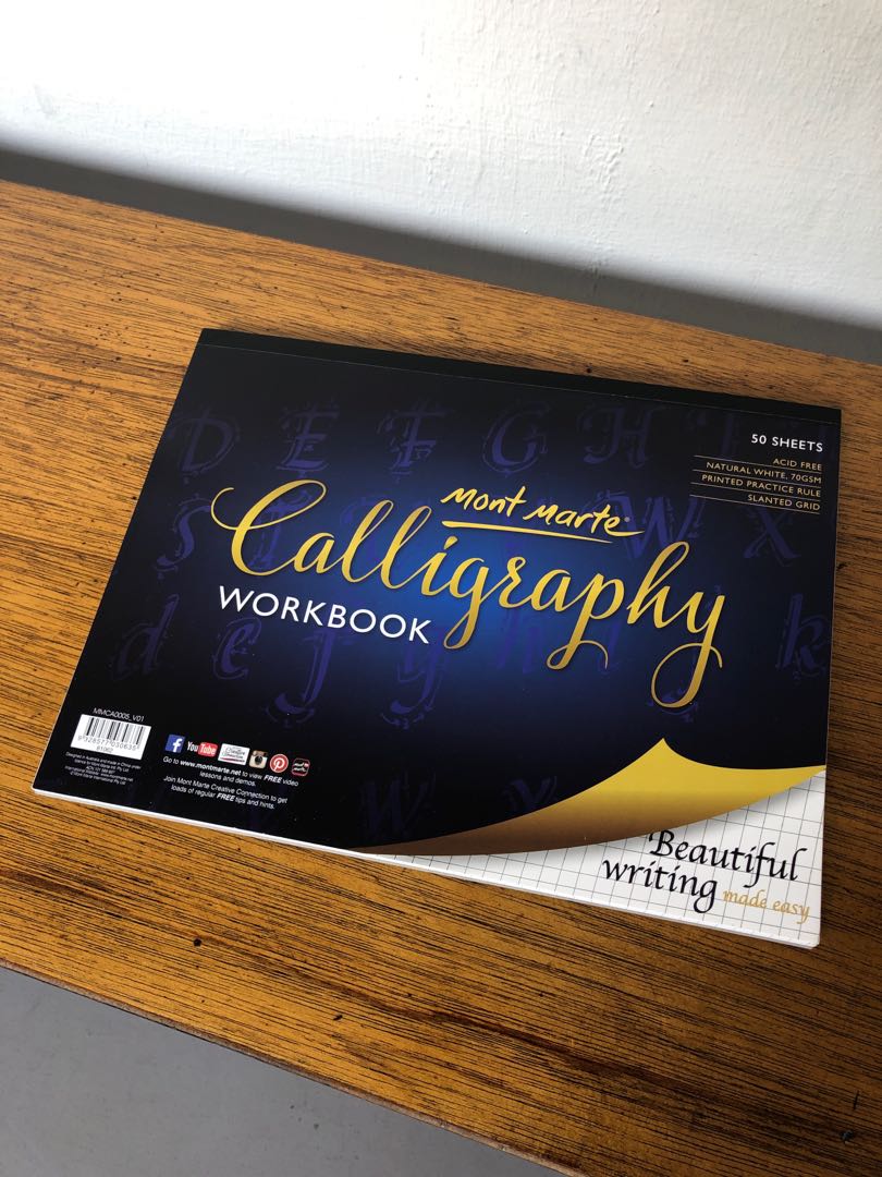 Calligraphy workbook, Hobbies & Toys, Stationery & Craft, Stationery ...