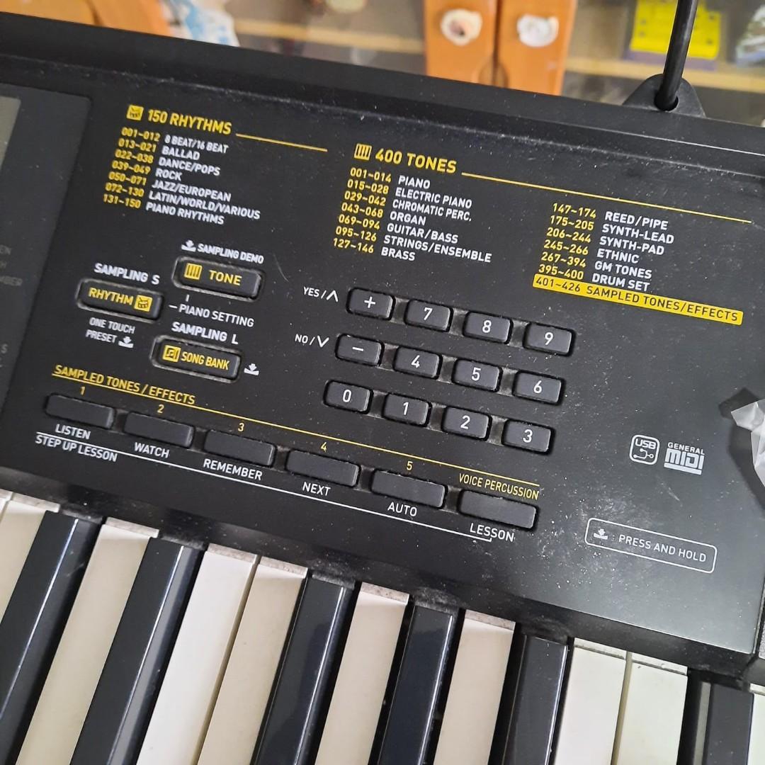 Casio organ with stand piano keyboard CTK-2400, Hobbies & Toys, Music ...