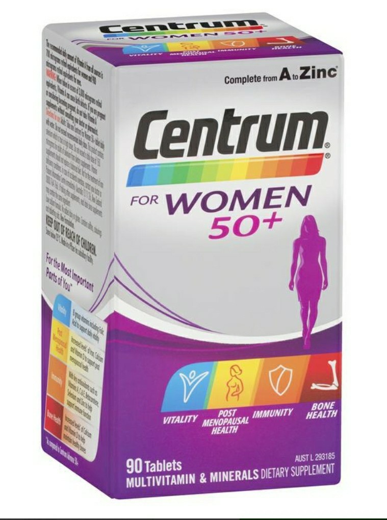 Centrum women 50+, Health & Nutrition, Health Supplements, Sports ...