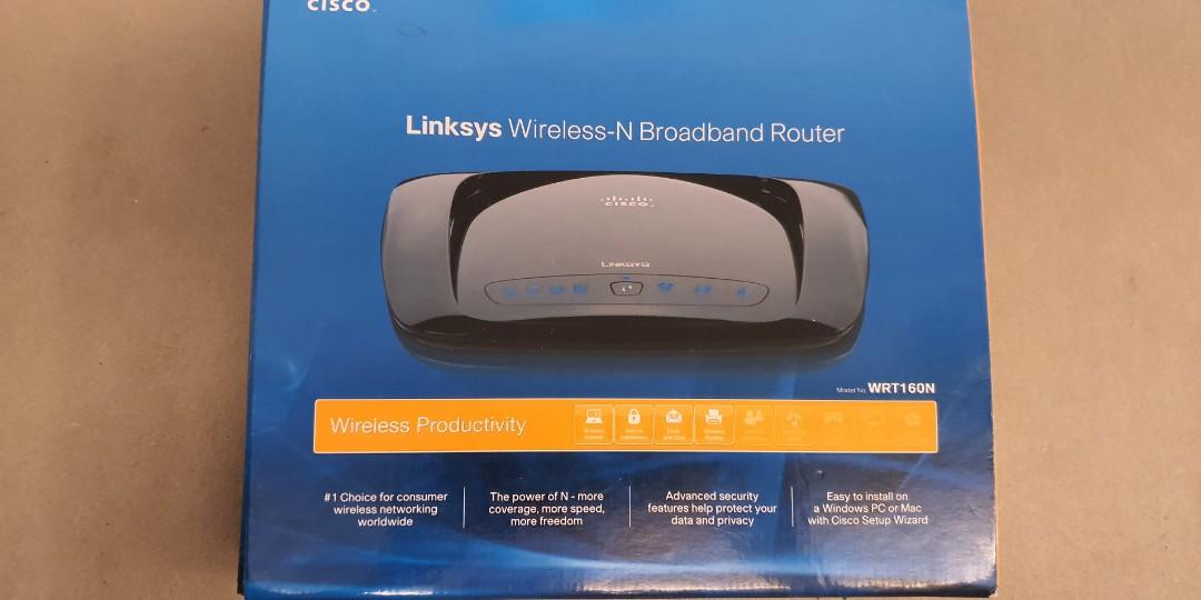 CISCO-Linsys Wireles-N Broadband Router, Computers & Tech, Office ...