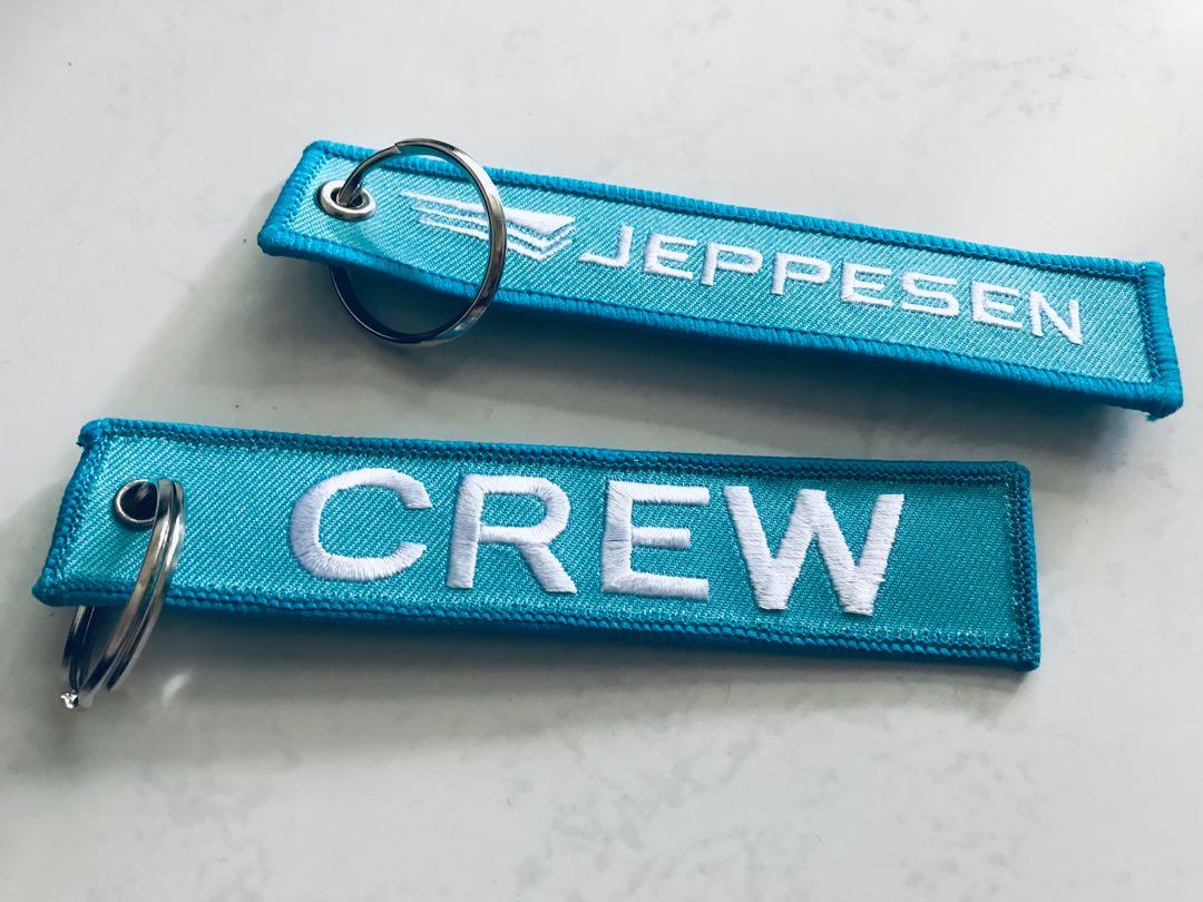 Colourful Flight Crew Tag, Hobbies & Toys, Travel, Travel Essentials ...