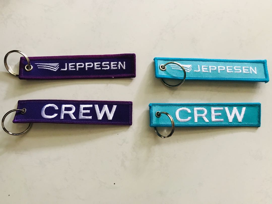 Colourful Flight Crew Tag, Hobbies & Toys, Travel, Travel Essentials ...