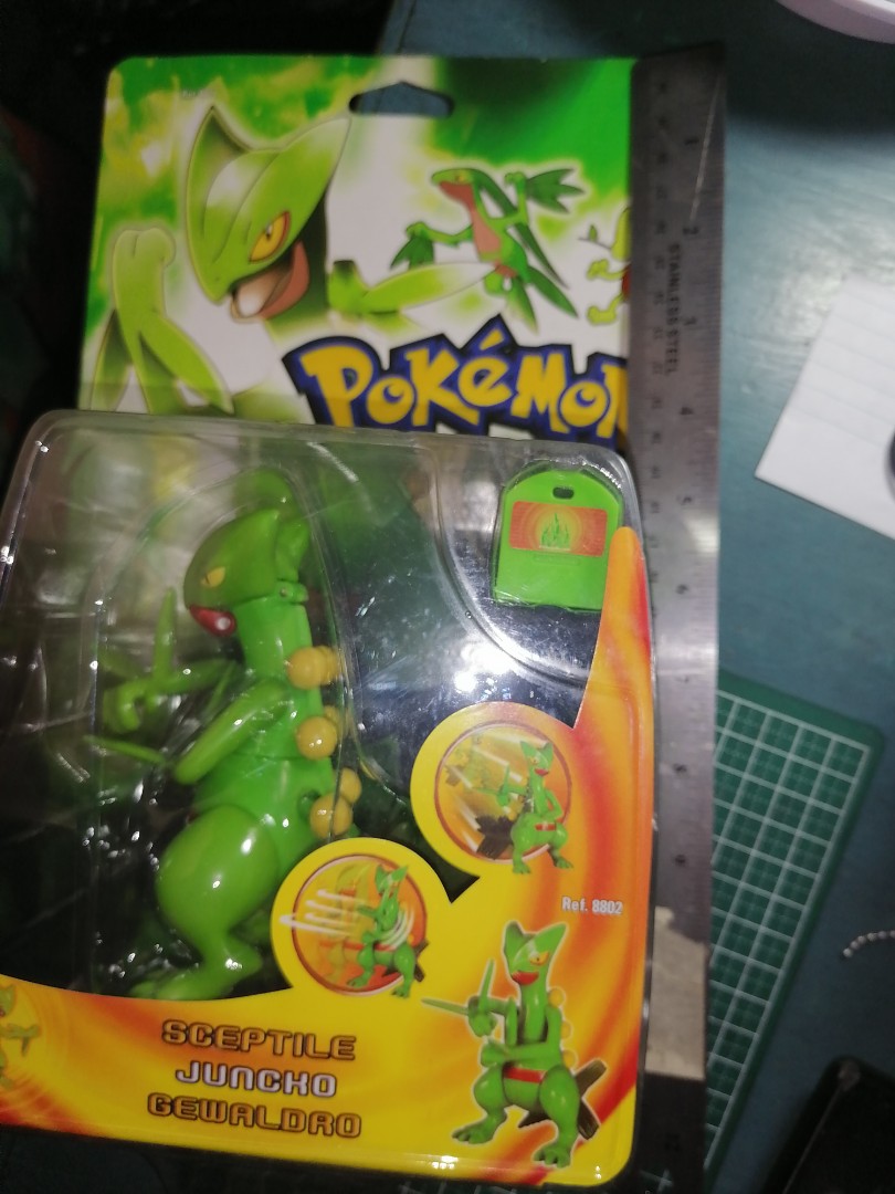 Pokemon sceptile action figure, Hobbies & Toys, Toys & Games on Carousell