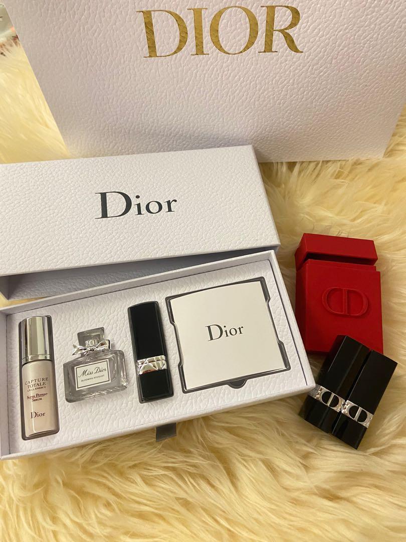 Dior gift set lipsticks capture totale perfume, Beauty & Personal Care ...