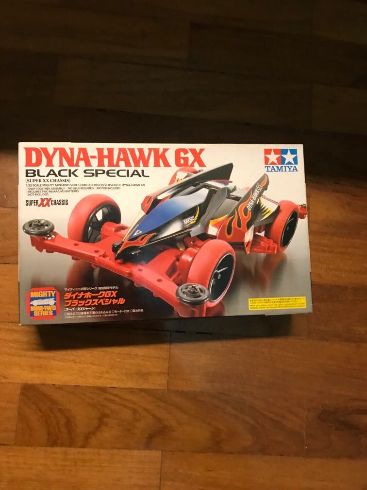 Dyna Hawk GX black special tamiya mini 4wd, Hobbies & Toys, Toys ...
