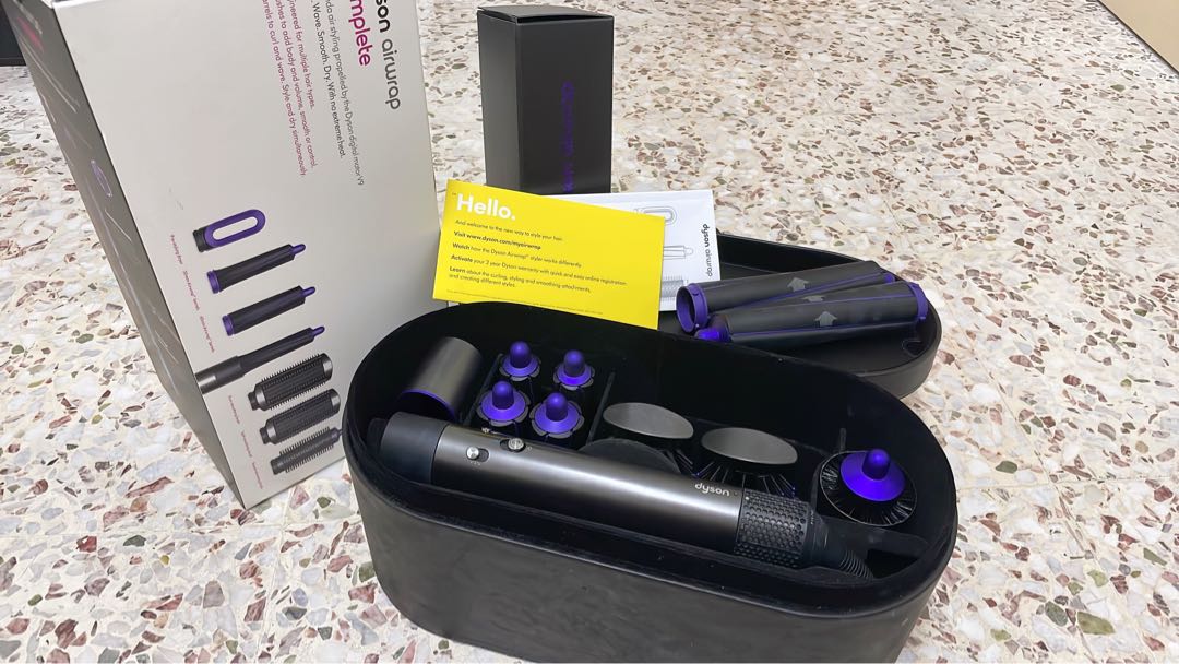 Dyson airwrap complete(purple), Beauty & Personal Care, Hair on Carousell