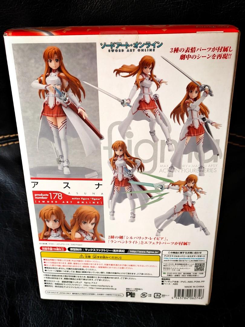 Genuine Figma Asuna Sword Art Online SAO figurine Max Factory, Hobbies ...