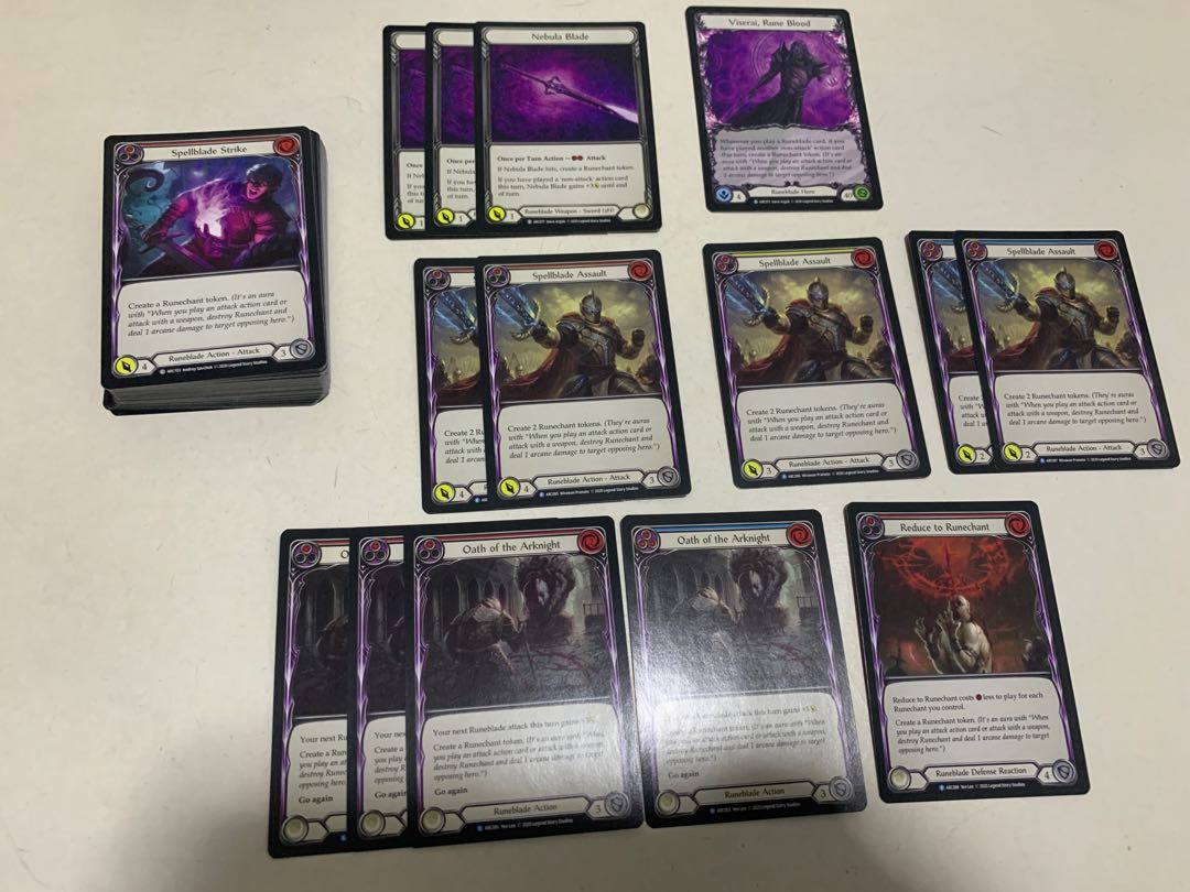 Flesh and Blood Arcane Rising Full Sets Commons & Rares, Hobbies & Toys ...