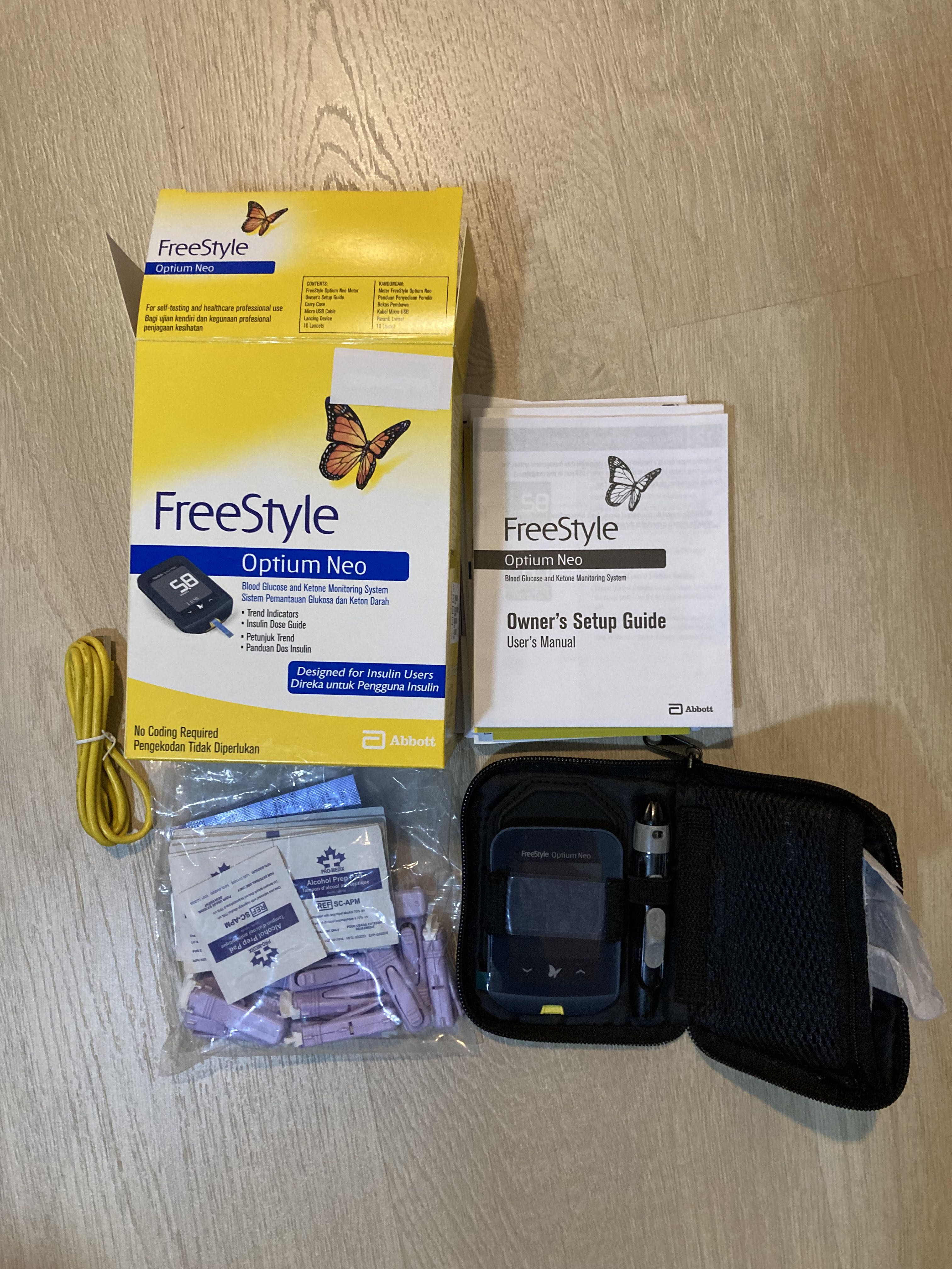 Freestyle Optium Neo - Glucose & Ketone Monitor / Test, Health ...