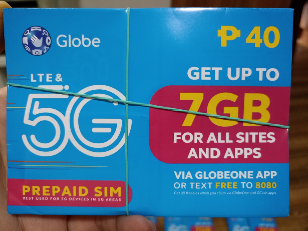 Globe sim 5G, Mobile Phones & Gadgets, Mobile Phones, Android Phones ...