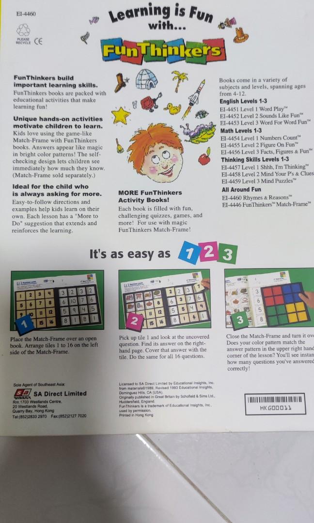 GROLIER Brand Interactive Enrichment Activities and Game for Brain ...