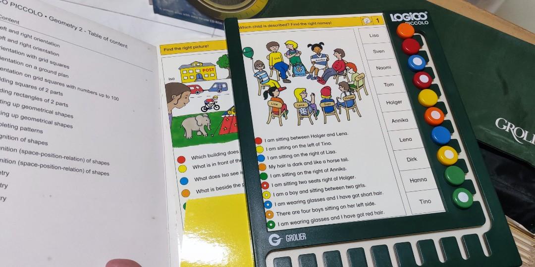 GROLIER Brand Interactive Enrichment Activities and Game for Brain ...