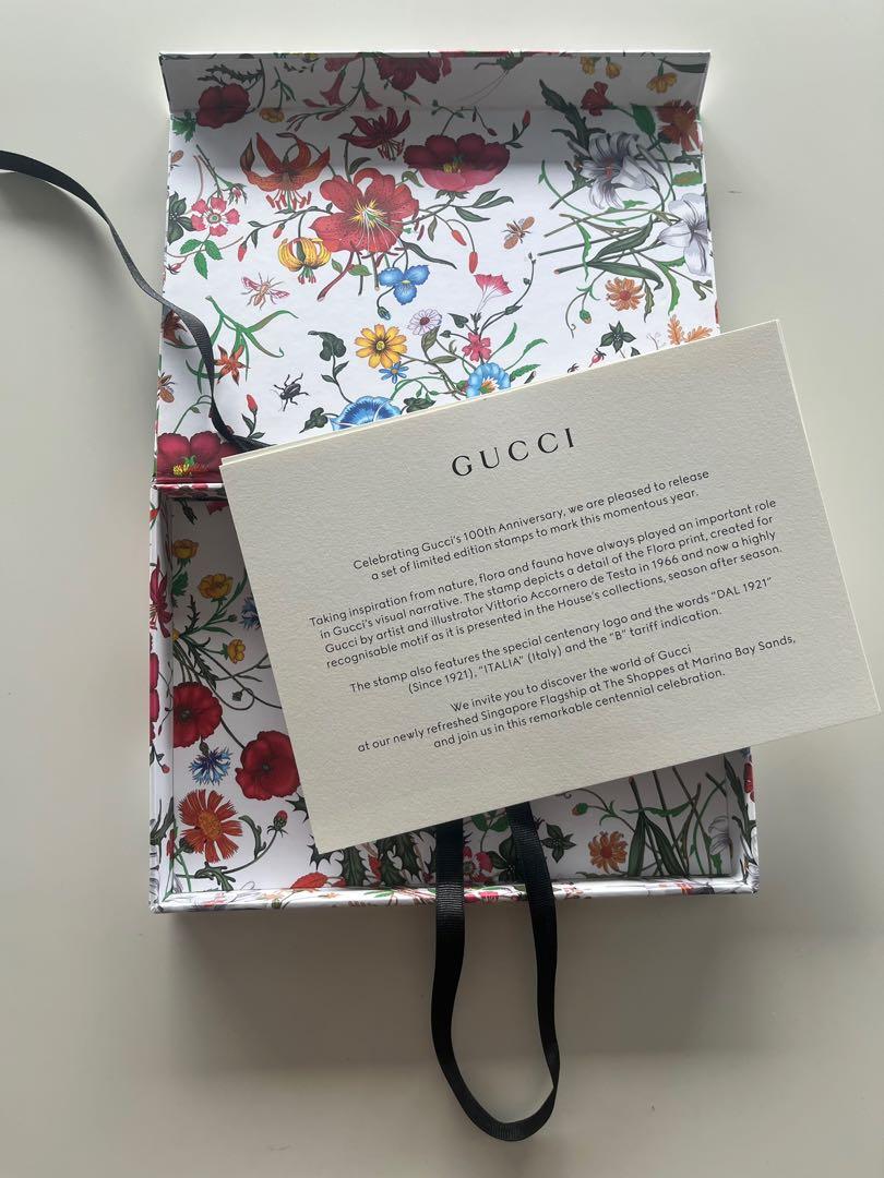 Gucci 100 Anniversary Post Card & Stamp, Luxury, Accessories on Carousell