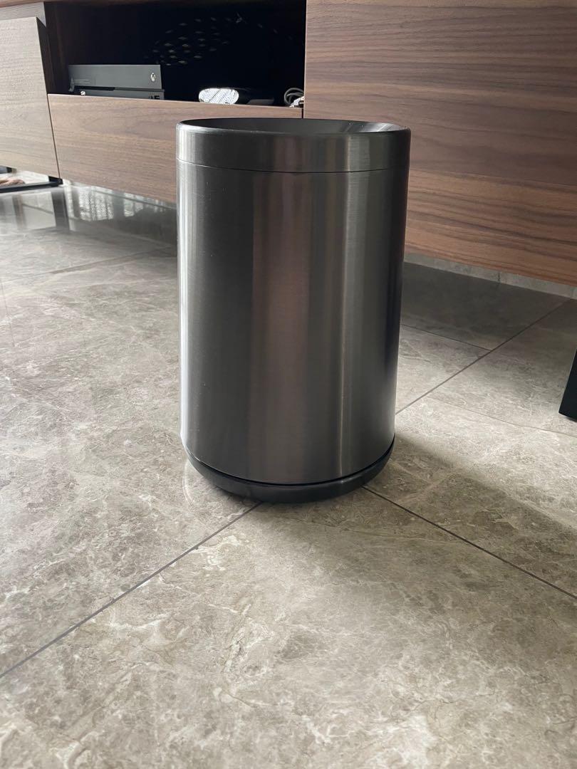 Premium gunmetal grey dustbin with hidden bag compartment, Furniture ...