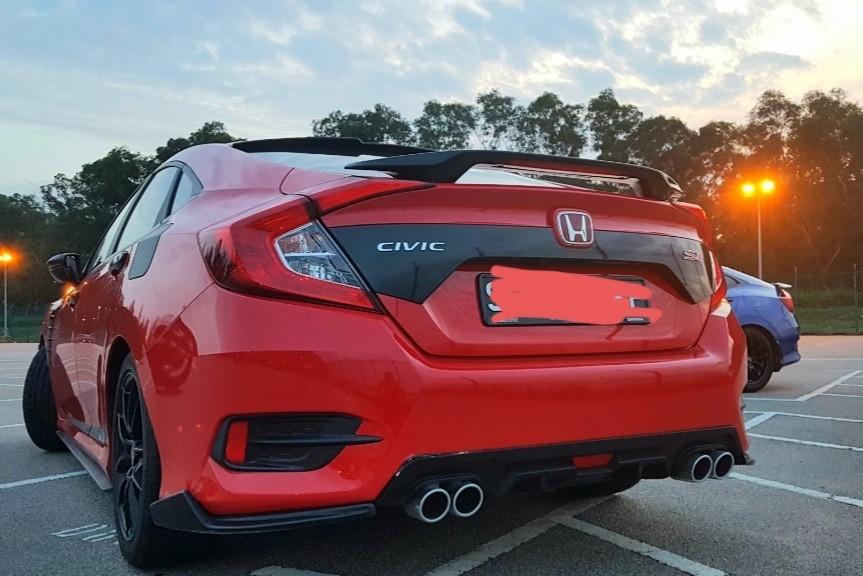 Honda civic X rear diffuser, Car Accessories, Accessories on Carousell