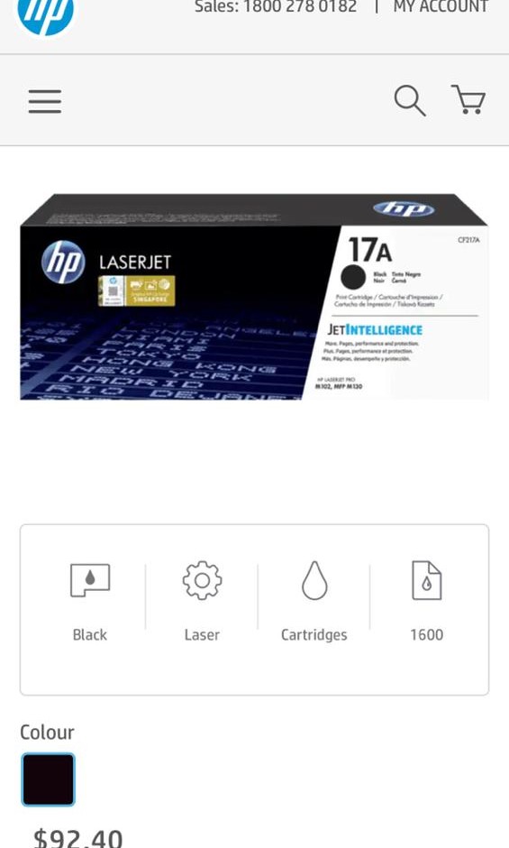 HP Laserjet 17A CF217A refill, Computers & Tech, Printers, Scanners ...