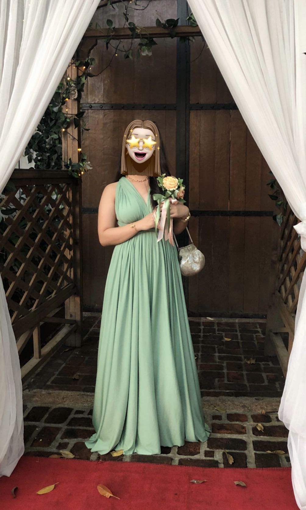 Infinity Dress/ Gown - Sage Green (bridesmaid - bag included), Women's ...