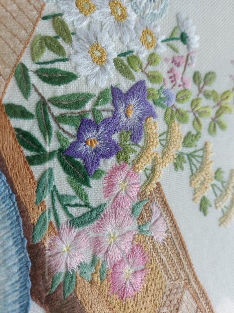 Japanese Embroidery Art, Hobbies & Toys, Stationery & Craft, Handmade ...