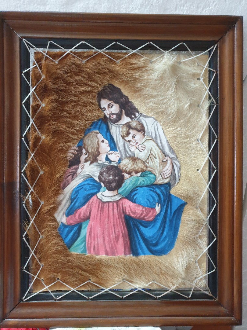 Jesus with kids, Furniture & Home Living, Home Decor, Frames & Pictures ...