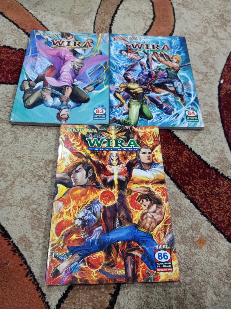 komik manhua dewata raya - jejak wira jilid 83,84&86, Hobbies & Toys ...