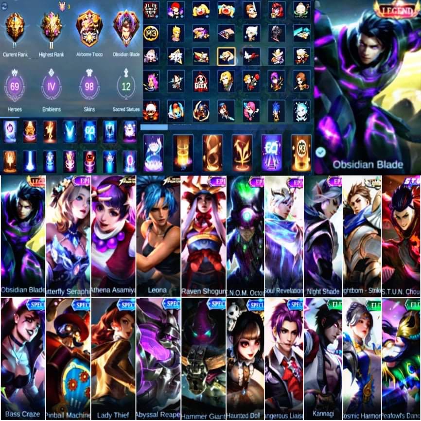 Legend Alucard Mobile Legends Account (Many Limited Epic Skins, Nice ...