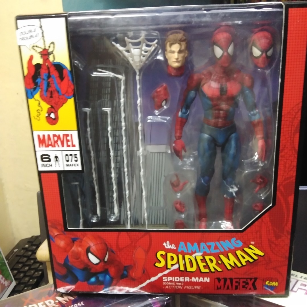 Mafex No.075 The Amazing Spiderman Comic version Action Figure Marvel ...