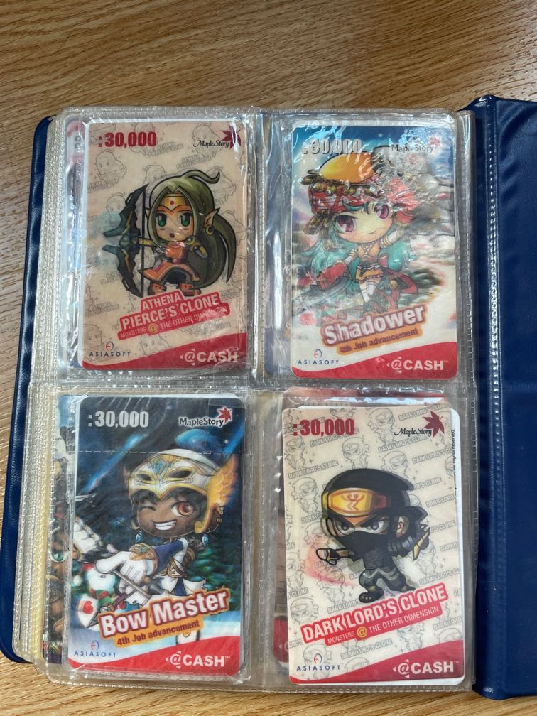 Maplestory Acash Cards, Hobbies & Toys, Toys & Games on Carousell
