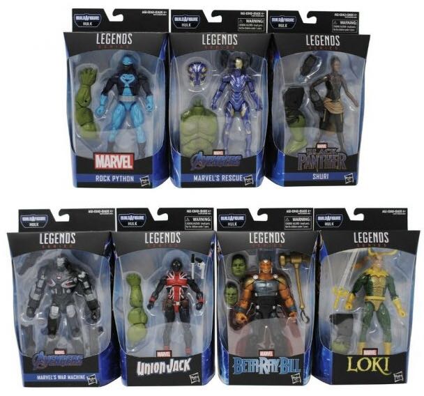 Marvel Legends Smart Hulk wave Beta Ray Bill War Machine Iron Man ...