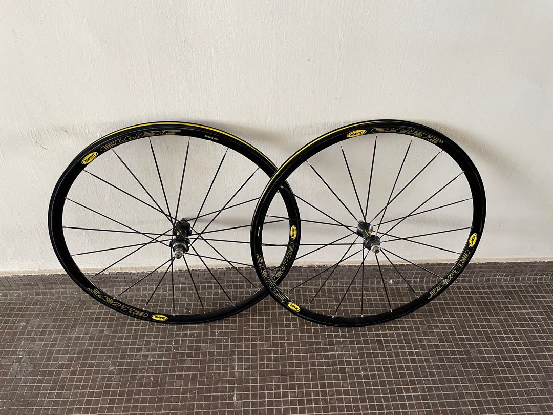 MAVIC Ellipse Track Fixie Single Speed wheelset, Sports Equipment ...