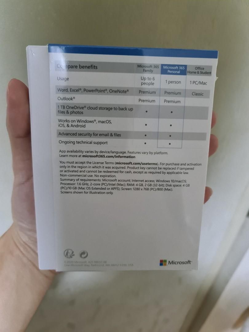 Microsoft 365 One Year Subscription, Computers & Tech, Office ...