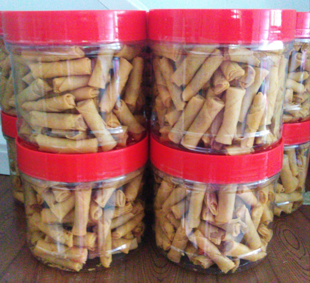 Mini popiah shrimp, Food & Drinks, Homemade Bakes on Carousell