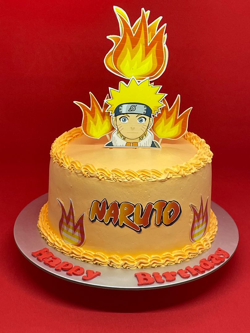 Naruto cake, Food & Drinks, Homemade Bakes on Carousell