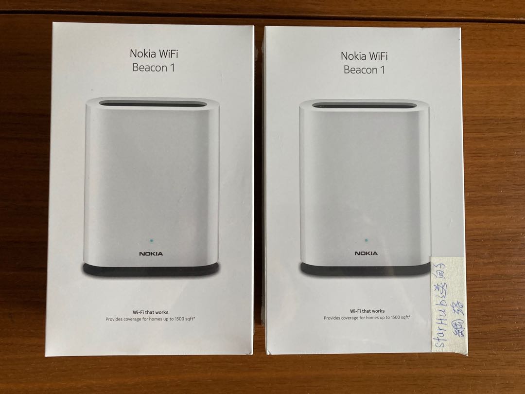 Nokia Beacon WiFi Mesh Router System, in a pair., Computers & Tech ...