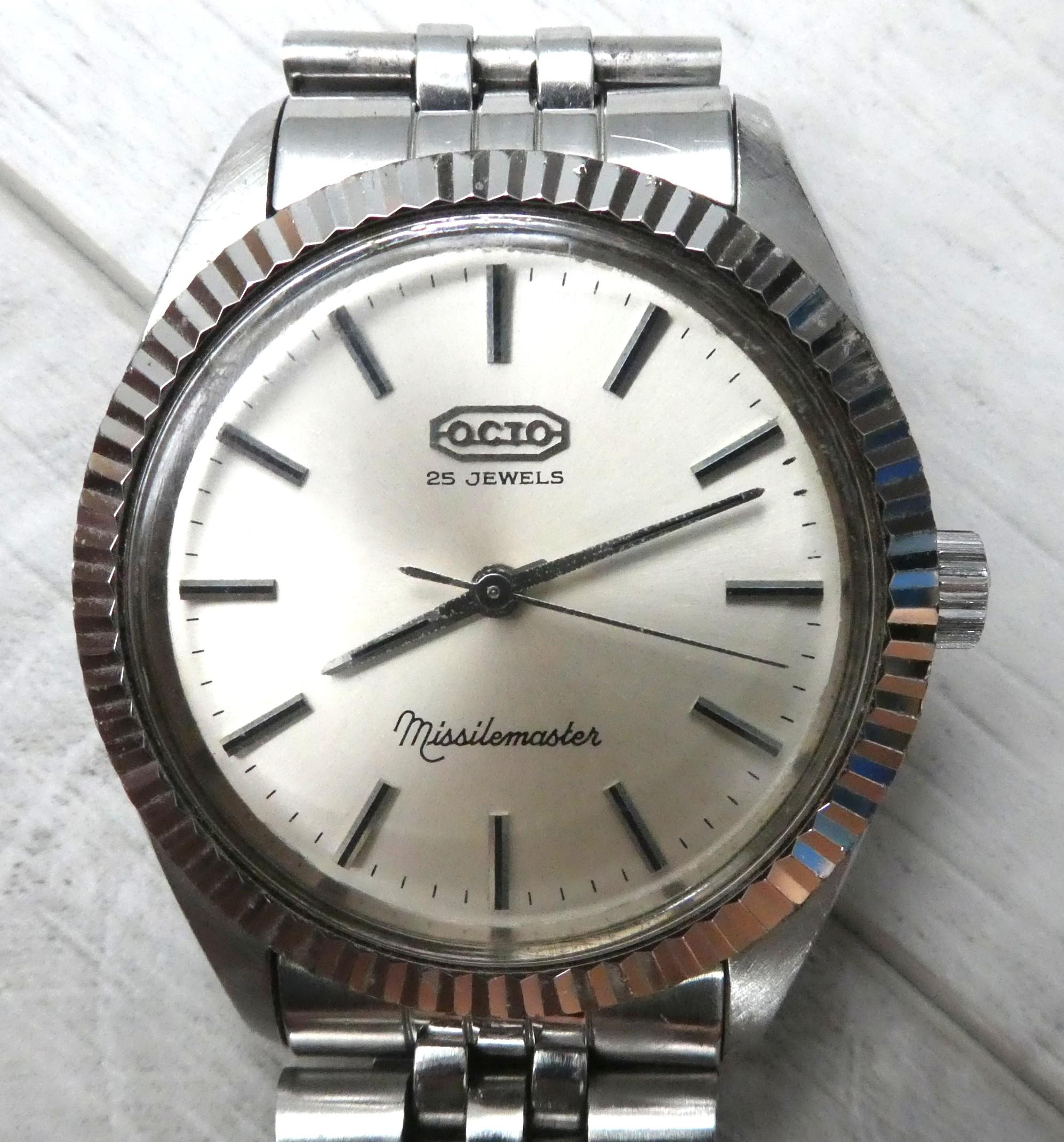 OCTO Missilemaster Swiss Made Vintage Mechanical Automatic Wrist Watch ...