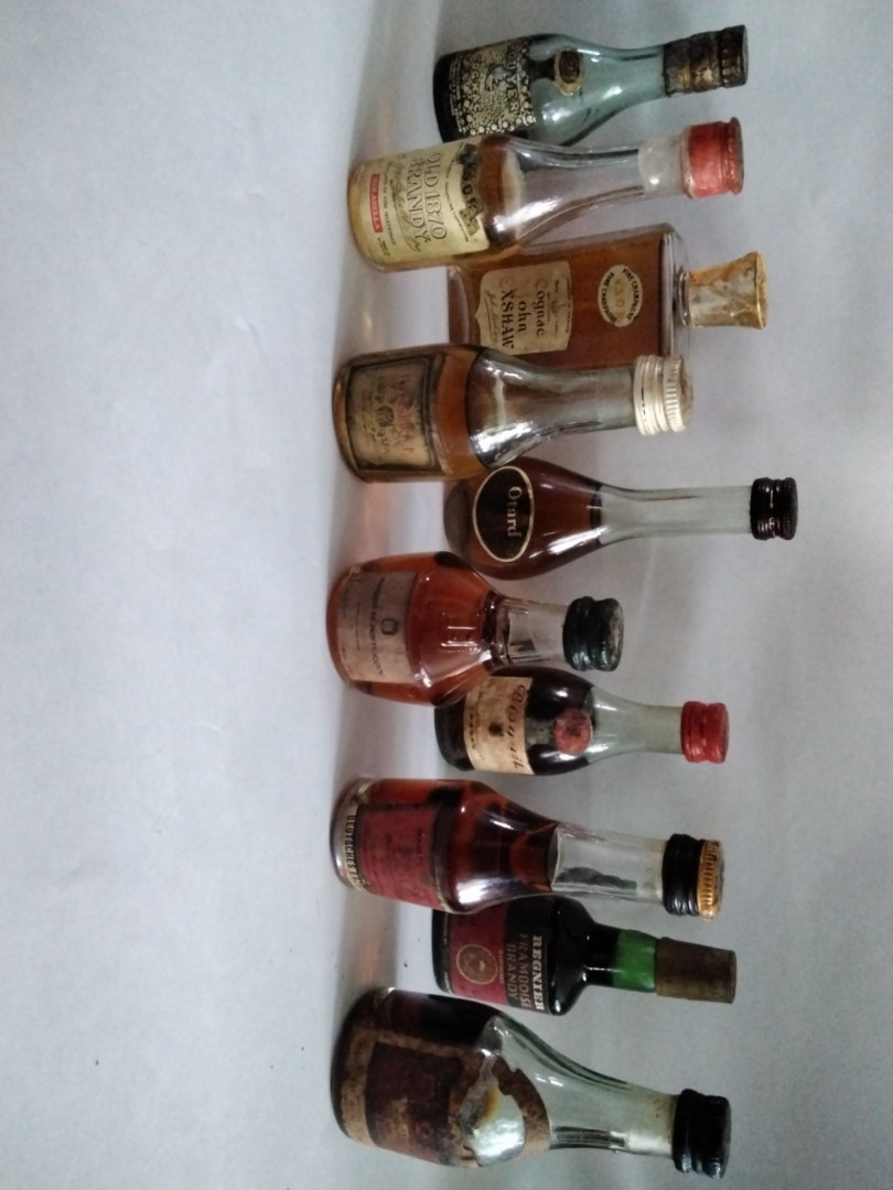Old mini brandy $12ea, Hobbies & Toys, Memorabilia & Collectibles ...