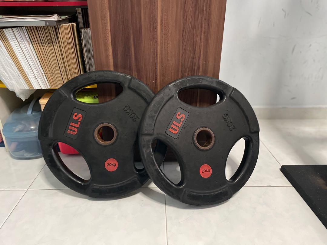 Olympic 20kg plates, Sports Equipment, Exercise & Fitness, Weights ...