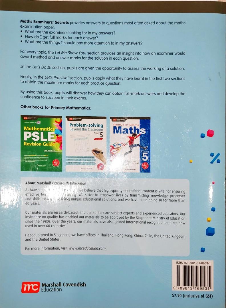 P5 Maths Assessment Book - Marshall Cavendish, Hobbies & Toys, Books ...