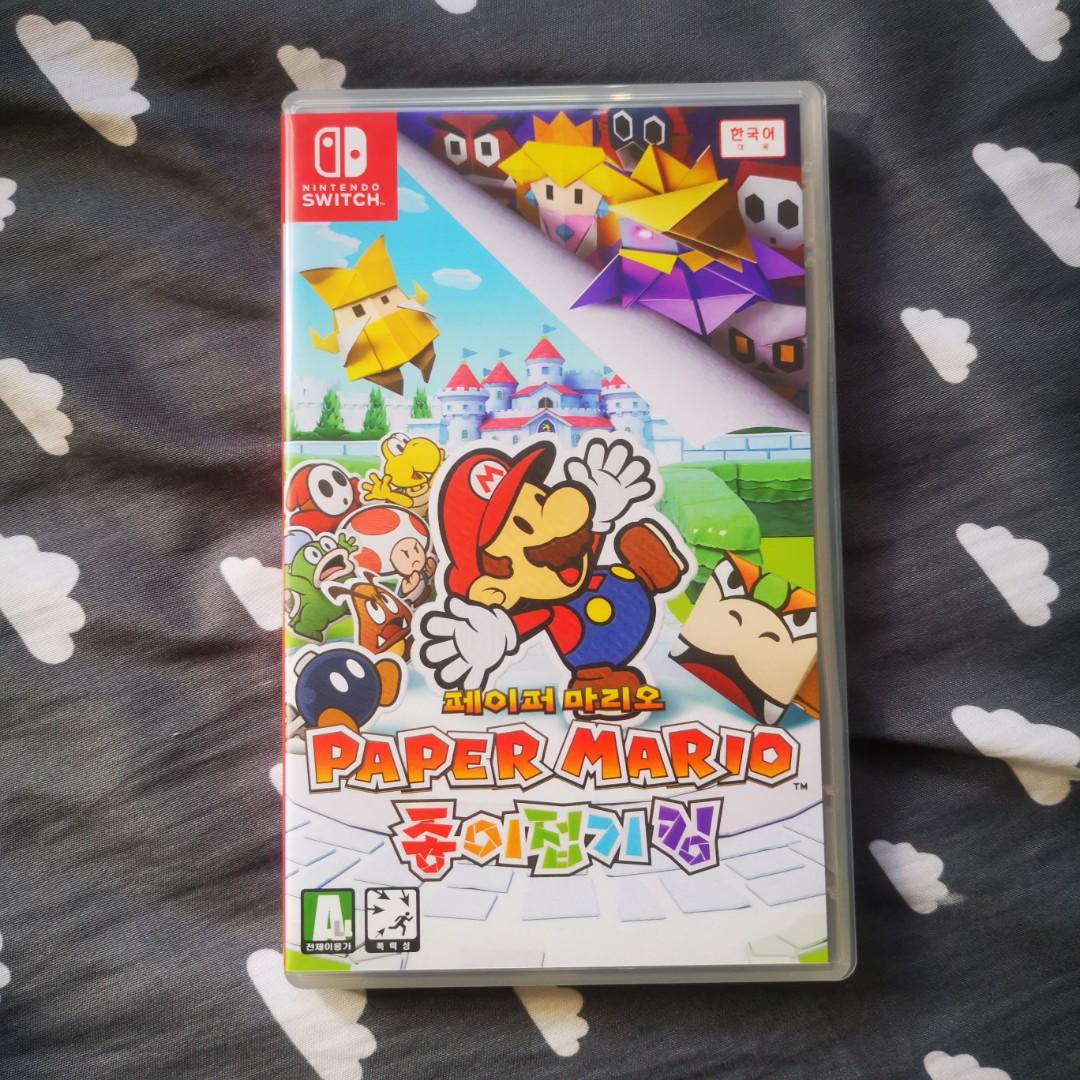 Paper mario, Video Gaming, Video Games, Nintendo on Carousell